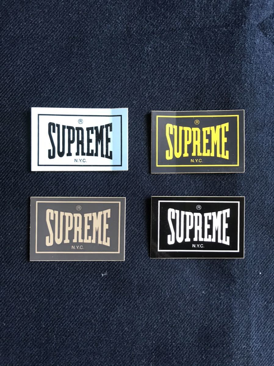 Supreme Everlast Sticker Set シュプリーム エバーラスト ステッカー 非売品 Lt.Blue Navy Brown ...