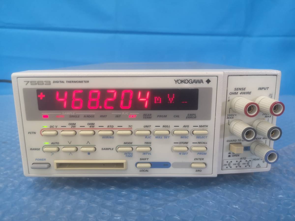 CK3042 YOKOGAWA 横河電機 7563 DGIGITAL THERMOMETER 現状渡し(アマチュア無線)｜売買されたオークション情報、yahooの商品情報をアーカイブ公開 ...