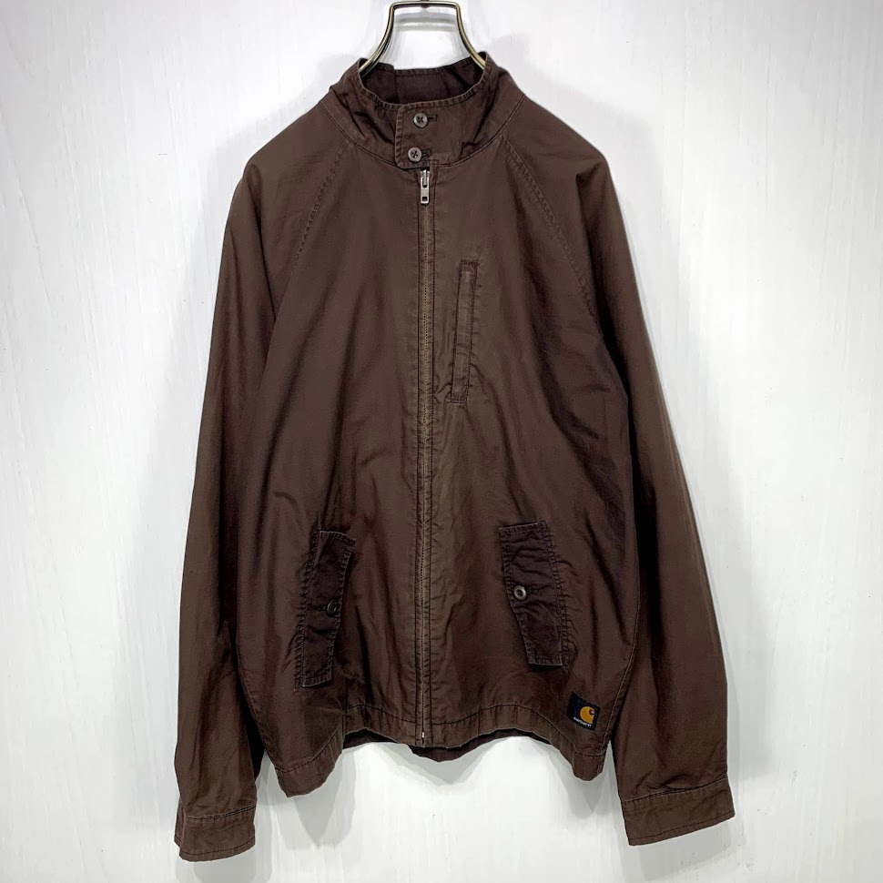 carhartt Focus Jacket Mサイズ ブラウン 茶色 カーハート フォーカス ジャケット スウィングトップ ブルゾン 古着 ...