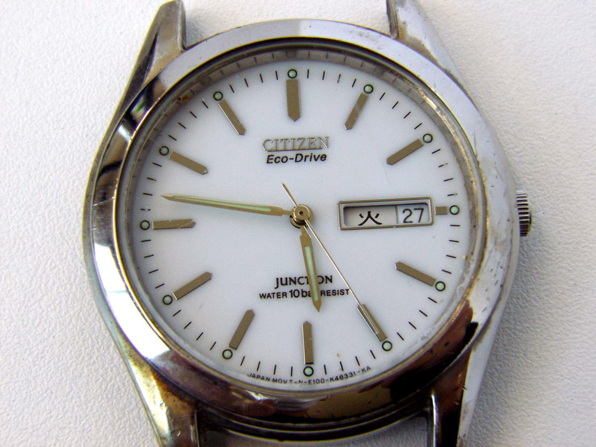 D0209-23店50974 CITIZEN Eco-Drive JUNCTION E100-K15567 CK 腕時計 シチズン(その他)｜売買されたオークション情報、yahooの商品情報を ...
