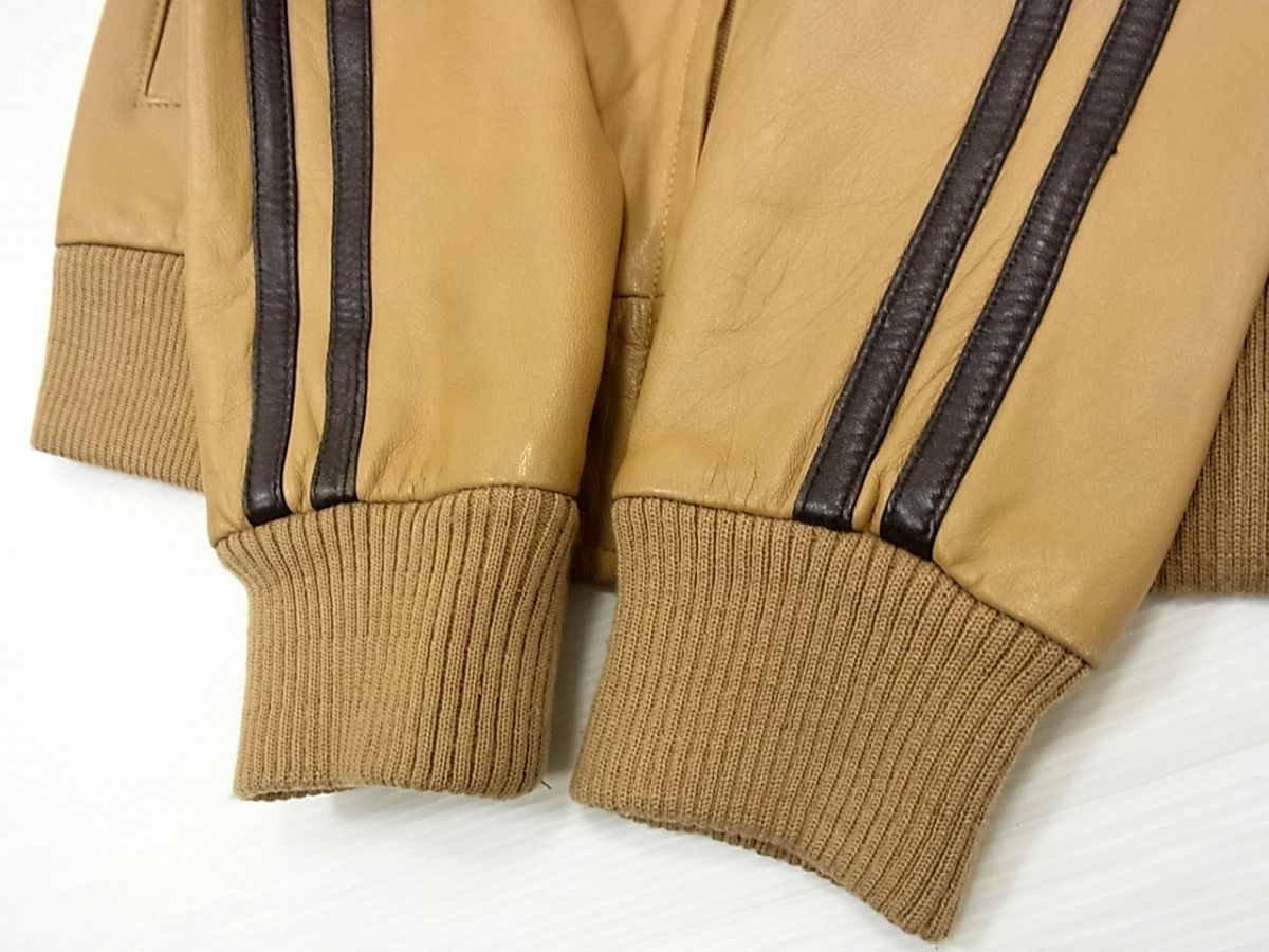 1円 ショット レザートラックジャケット 2本ライン リブニット メンズジャケット 3141006 株 上野商会 現行モデル Schott Sportswear(ライダースジャケット)｜売買さ ...