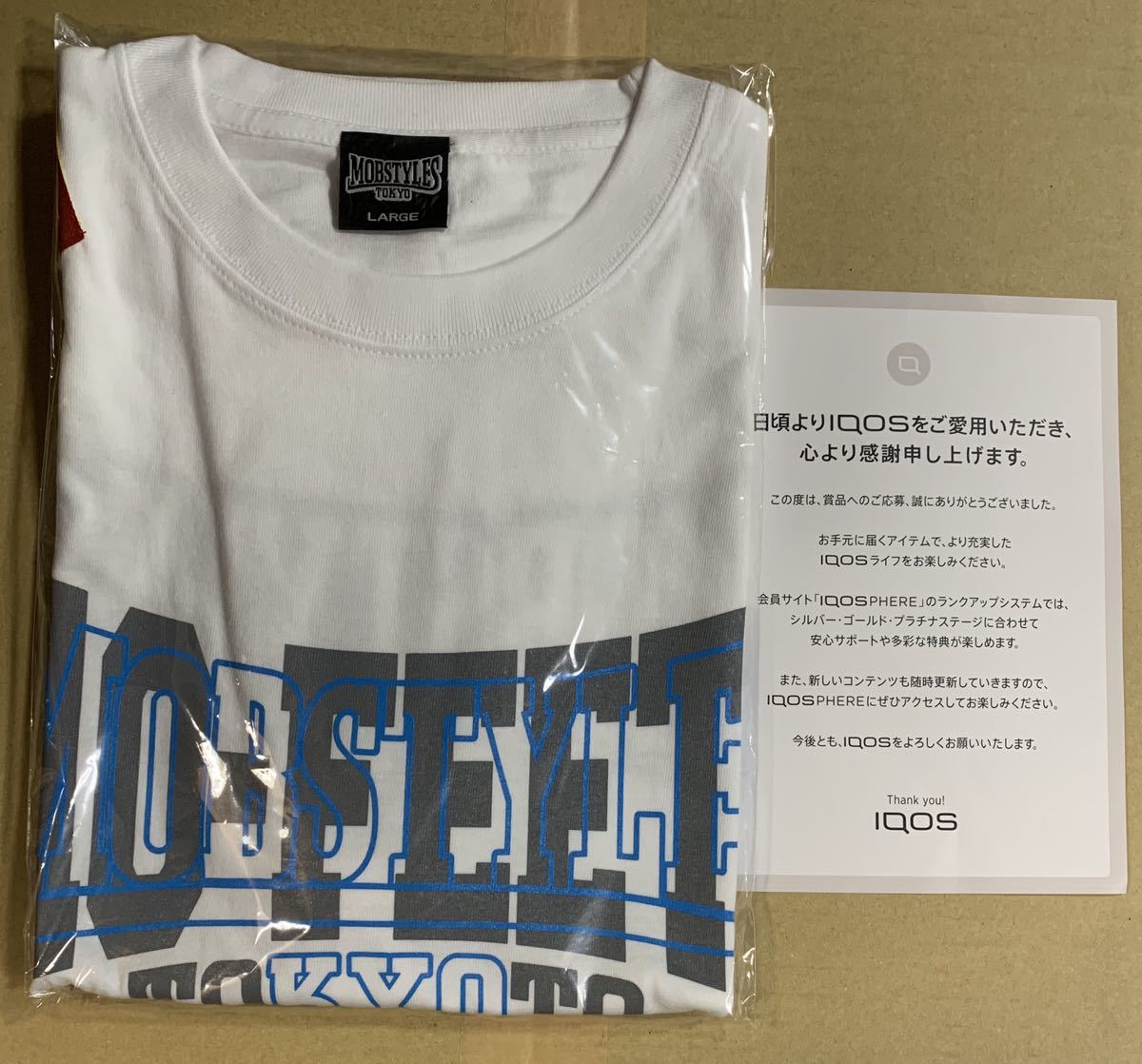 抽選当選品 BEYOND THE STANDARD 限定 AKLO x MOBSTYLES コラボTシャツ White L IQOS ...
