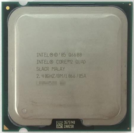 Core2 QUAD Q6600 ×1枚 Intel CPU 2.40GHz SLACR 4コア 4スレッド ソケット LGA775 ...
