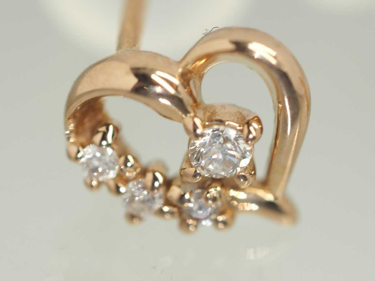 質屋出品u 4℃ ヨンドシー ハート 天然ダイヤモンド ピアス ピンクゴールド K18PG(ピアス)｜売買されたオークション情報、yahooの商品情報をアーカイブ公開 - オークファン ...