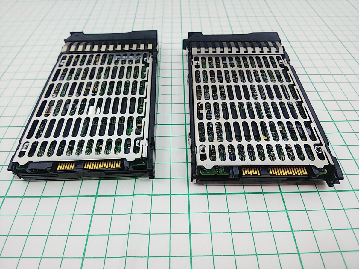 HP 36GB 2台セット SAS 10K DG036A9BB6/DG036A8B53 HDD 2.5インチ マウント2台付き ...