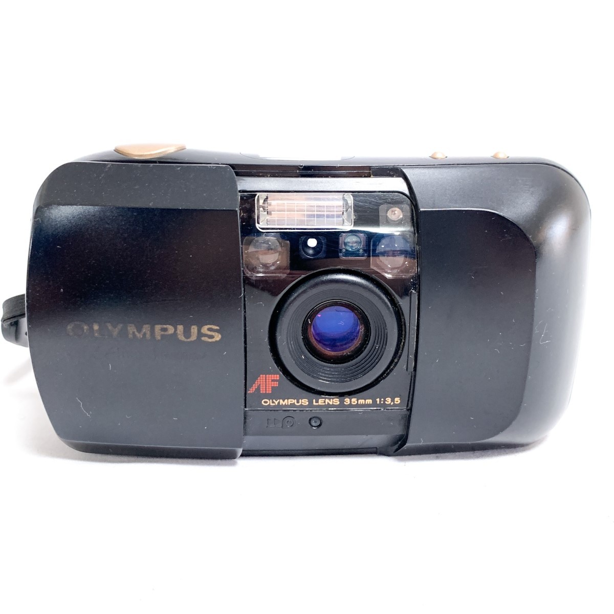 OLYMPUS μ panorama mju: AF 35mm 3.5 オリンパス ミュー パノラマ ブラック コンパクトフィルムカメラ ...