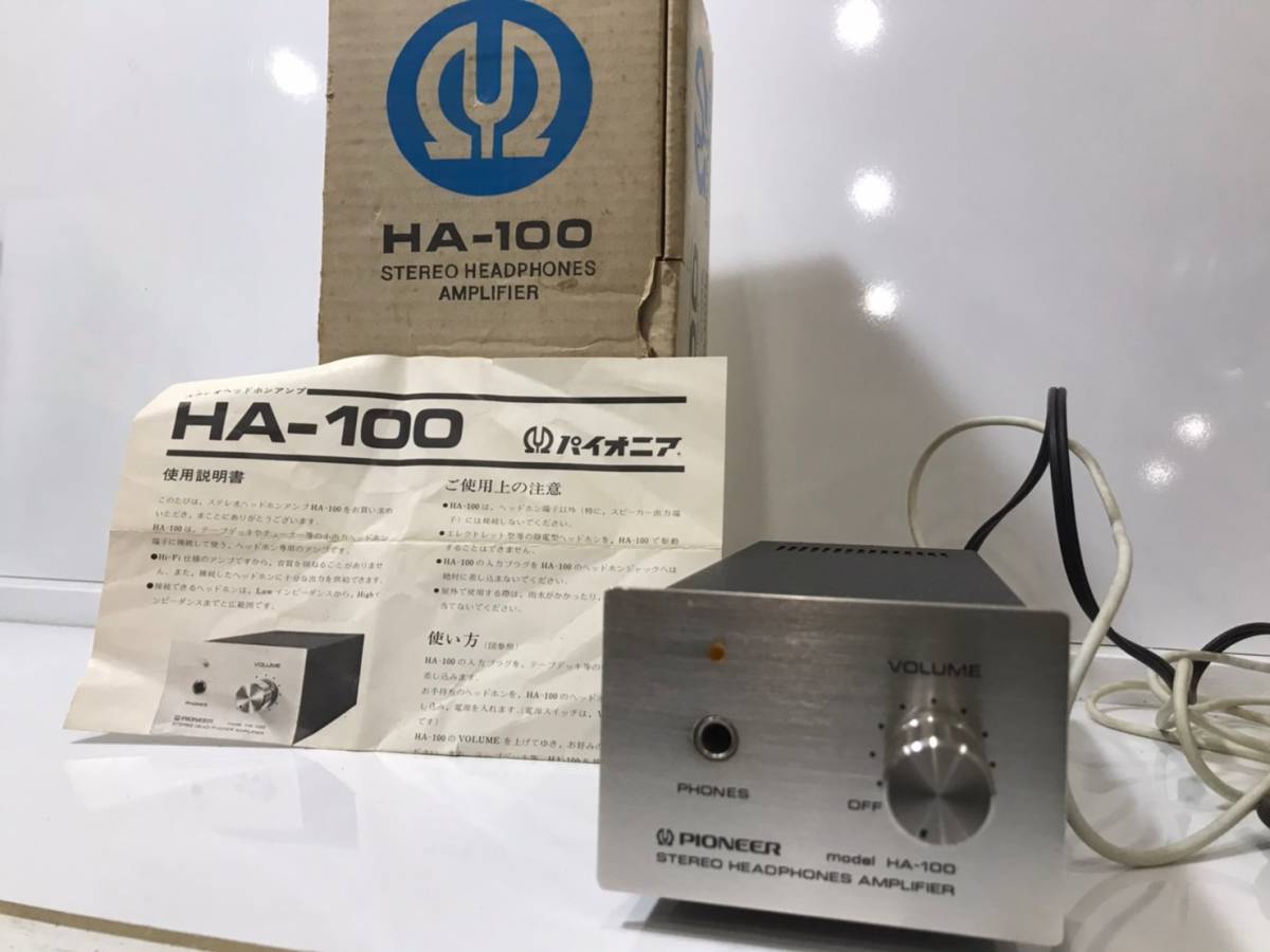 pioneer ヘッドホンアンプ HA-100 アンプ オーディオ機器 ジャンク(ヘッドフォンアンプ)｜売買されたオークション情報、yahoo ...
