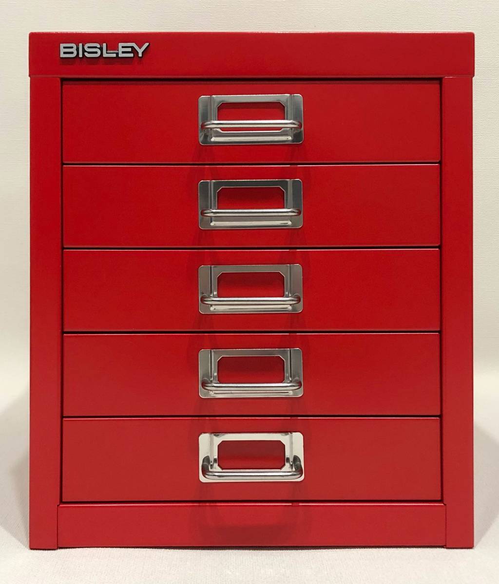 BISLEY ビスレー 12/5 A4キャビネット 引き出し5段 レッド(キャビネット、デスクワゴン)｜売買されたオークション情報、yahooの商品情報をアーカイブ公開 - オークファン ...