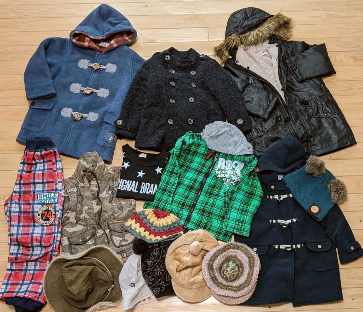 110 男の子暖かくてカッコいい福袋15点 ZARA/D.K.KIDS/RAD CHAP/GITACOLLECTION/kuchi-koo ...