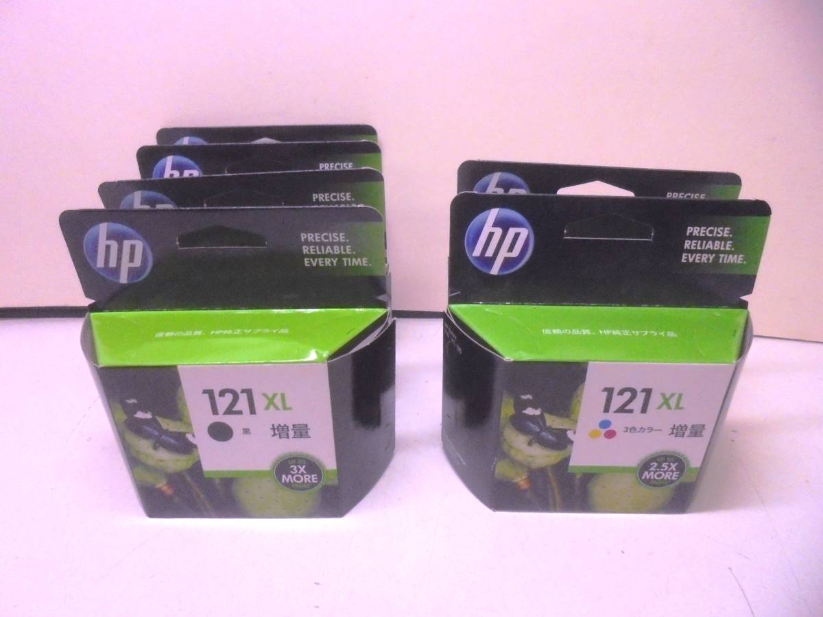 ジャンク品 HP純正 121XL 黒増量×4個 3色カラー×2個 6個まとめて(HP)｜売買されたオークション情報、yahooの商品情報を ...