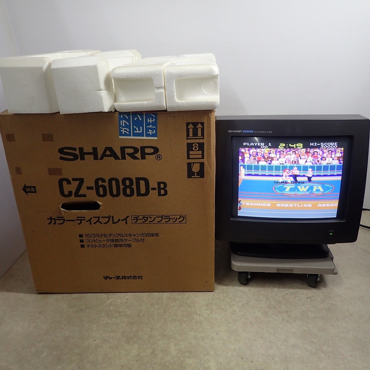 X68000 モニター SHARP CZ-608D-B シャープ カラーディスプレイ 箱付 1円 60(X68000)｜売買されたオークション情報、yahooの商品情報をアーカイブ公開 ...