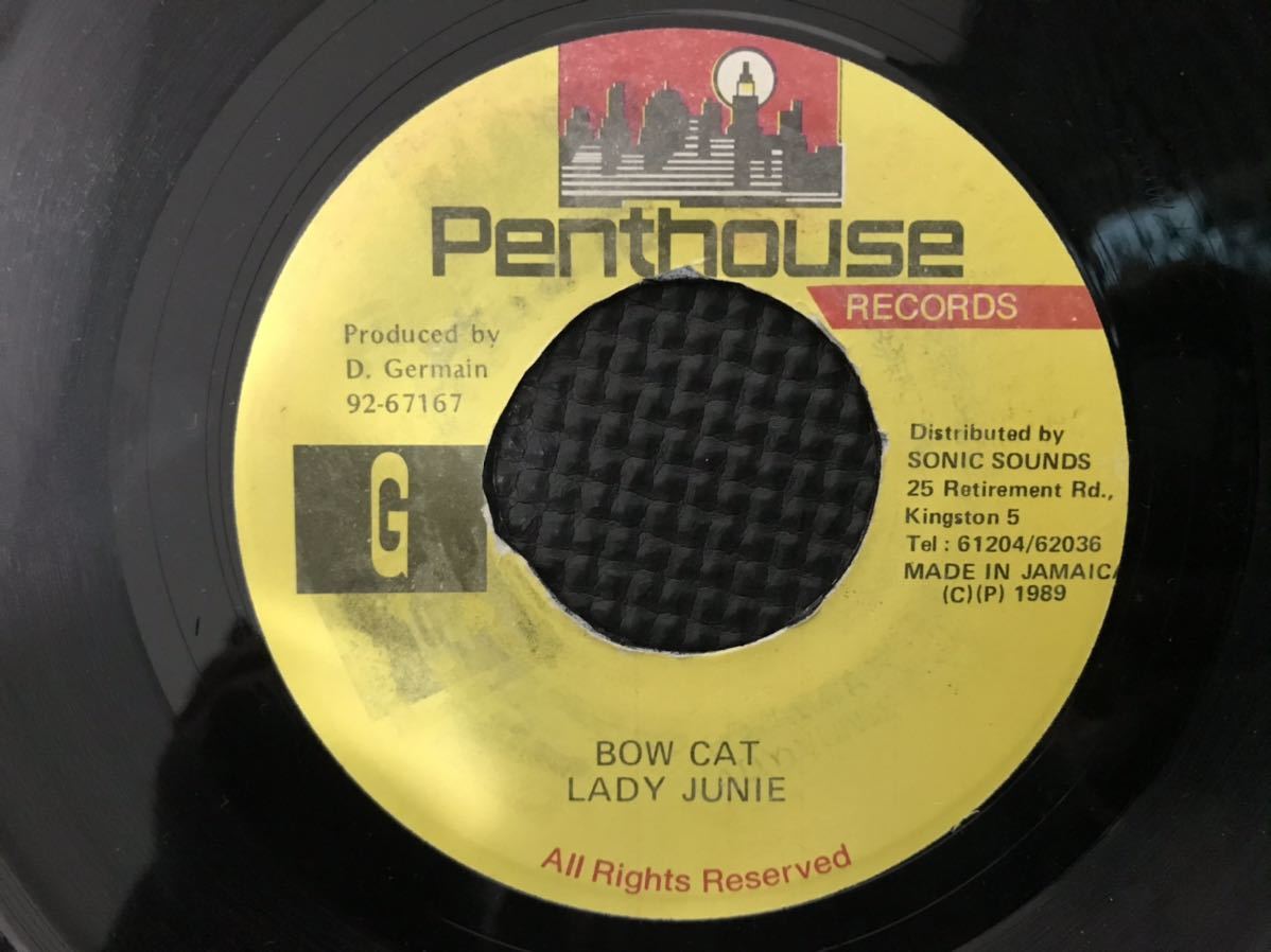 オリジナル盤 PON MI NOZZLE RIDDIM LADY JUNIE - BOW CAT PENTHOUSE VG++(レゲエ)｜売買 ...