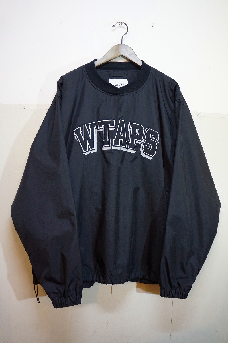 20SS WTAPSダブルタップス SMOCK JACKET NYLON OXFORD スモック プルオーバー ジャケット 201BRDT-JKM02 黒1220K(ジャンパー、ブルゾン ...