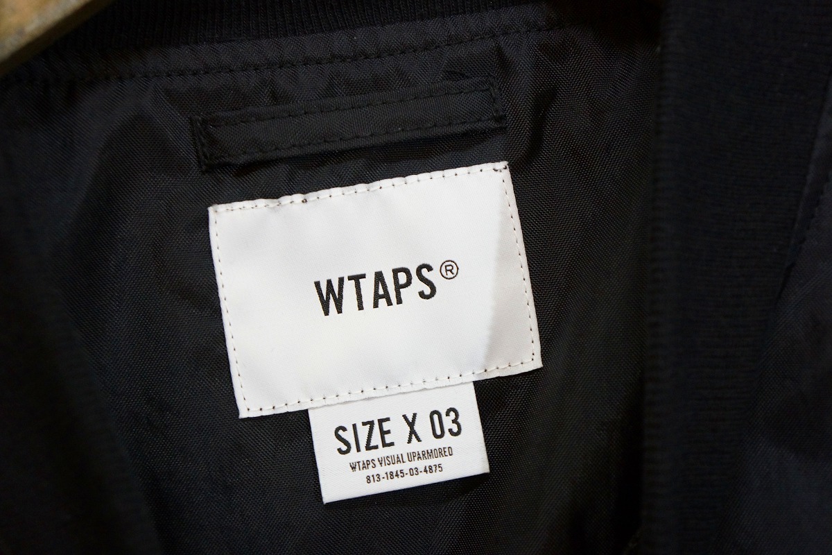 20SS WTAPSダブルタップス SMOCK JACKET NYLON OXFORD スモック プルオーバー ジャケット 201BRDT-JKM02 黒1220K(ジャンパー、ブルゾン ...