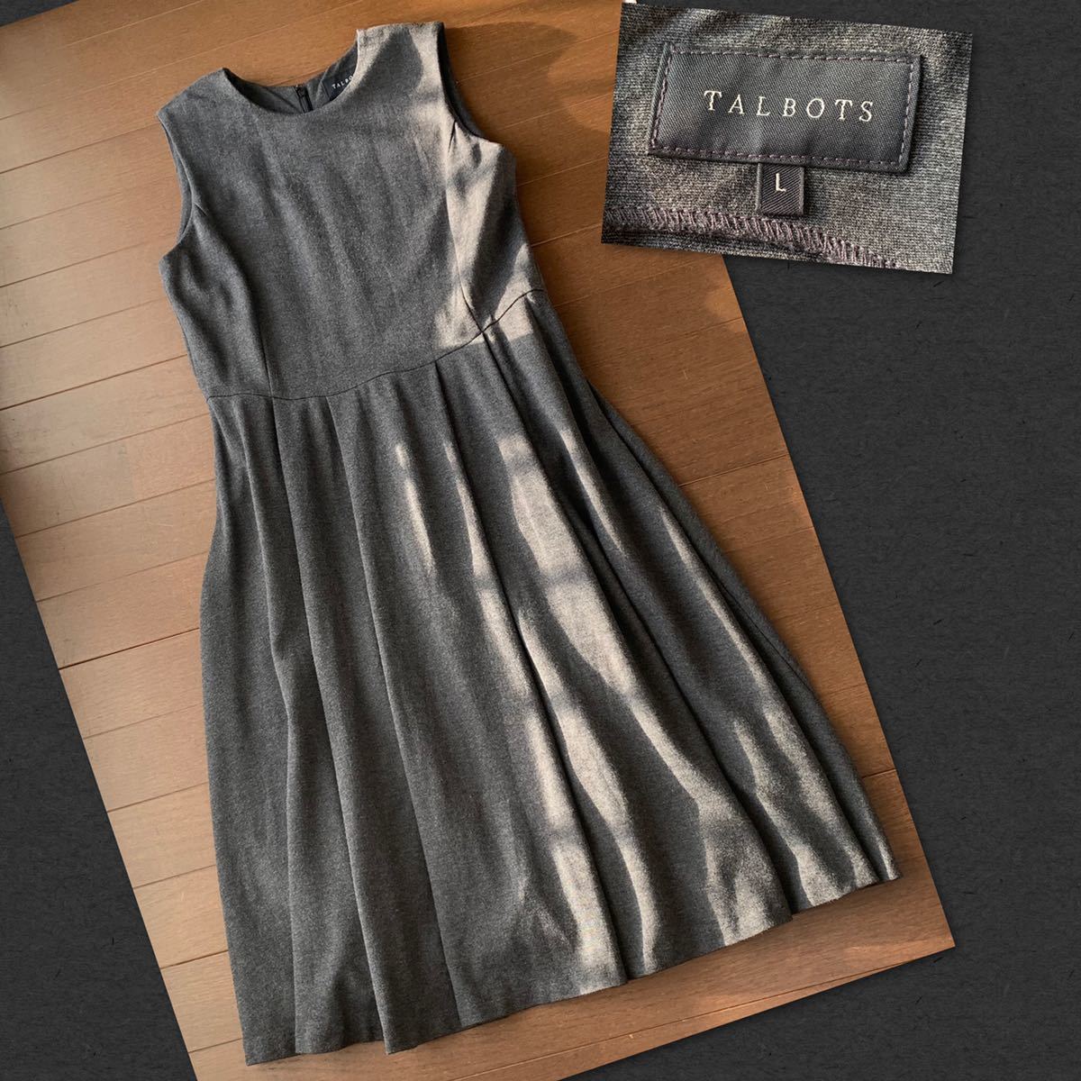 ポンチワンピース TALBOTS ストレッチ L グレー(Lサイズ)｜売買されたオークション情報、yahooの商品情報をアーカイブ公開 - オークファン（aucfan.com）