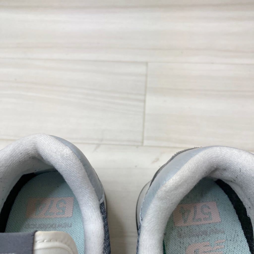 D’647 NEW BALANCE ニューバランス WL574 ローカットスニーカー 22.5cm B グレー ピンク ホワイト モデル(22 ...