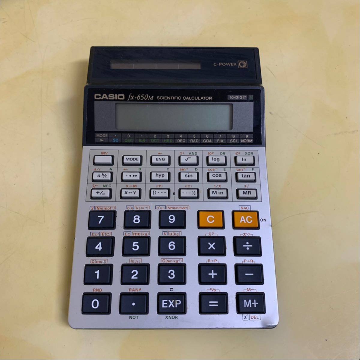 A1-4 カシオ CASIO 関数電卓 fx-650M ソーラー 計算機 電卓(カシオ)｜売買されたオークション情報、yahooの商品情報を ...