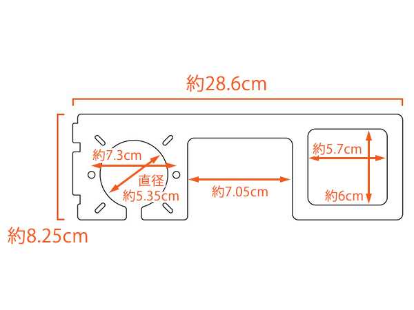 正規品 CURT カート トレーラーワイヤー用 コネクター ブラケット 2インチ 約50.8mm ヒッチレシーバー用 58000(外装、エアロ ...