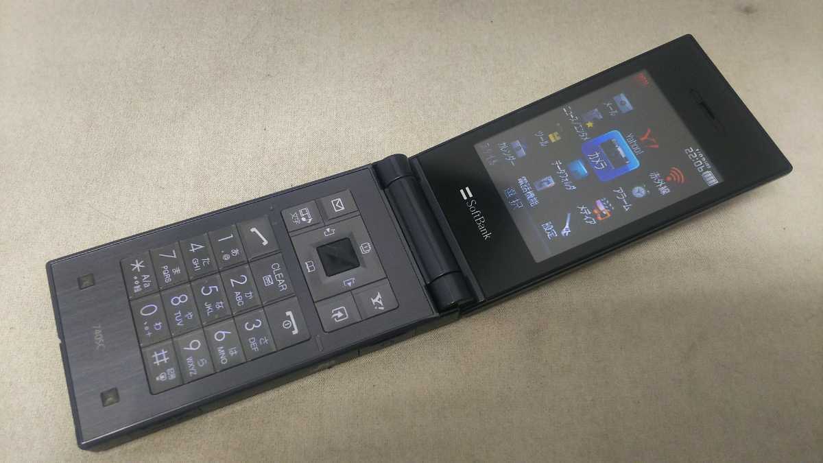 SoftBank 740SC ＃SG320 SAMSUNG ガラケー ケータイ 簡易動作確認＆簡易清掃＆初期化OK 判定 概ね良好(携帯電話 ...