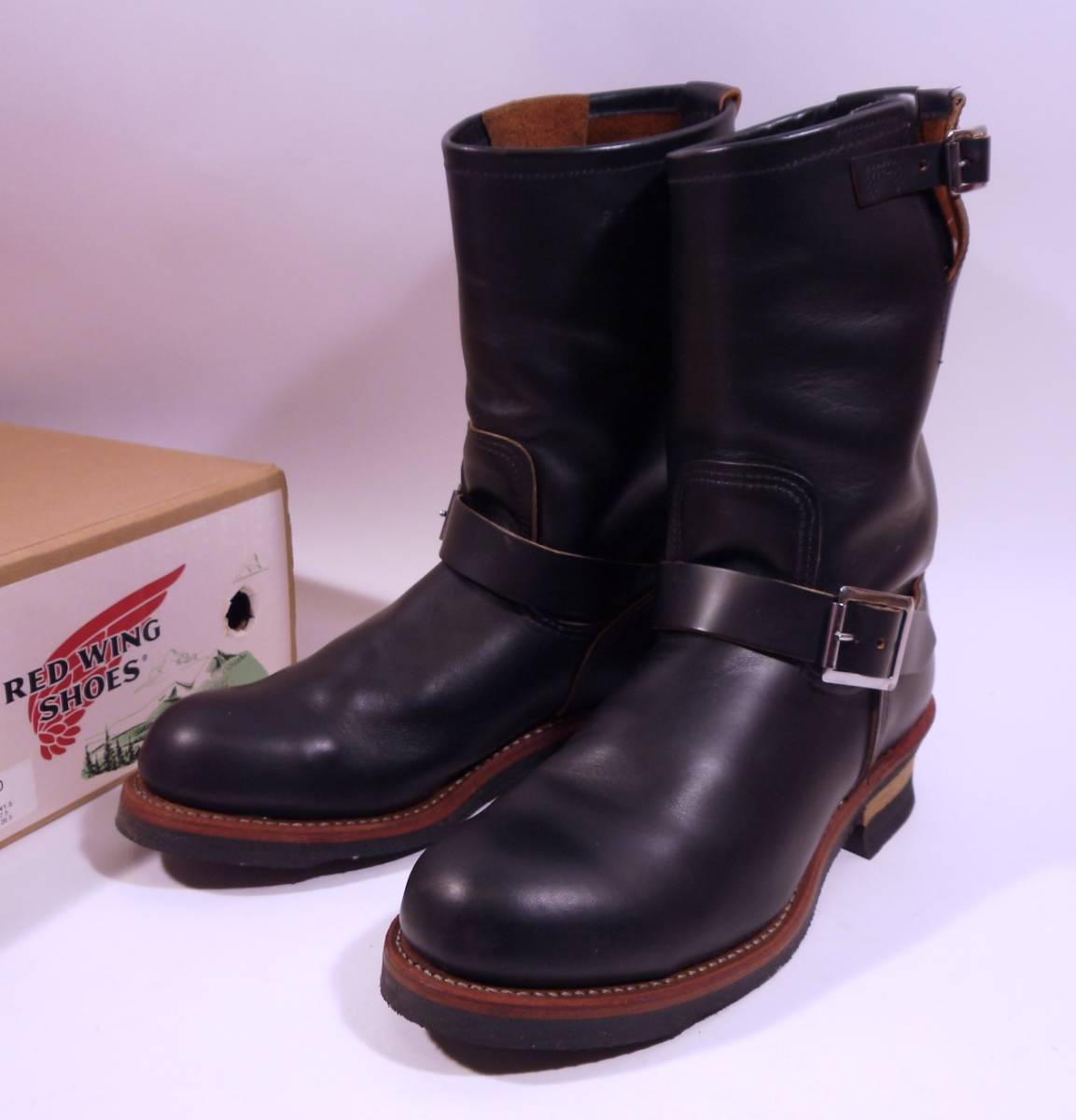 極上革質/REDWING 9268 エンジニアブーツ 8.5D 茶芯/ブラッククローンダイク な極 2268縦羽タグPT83完全復刻(8.5インチ)｜売買されたオークション情報、yahooの ...