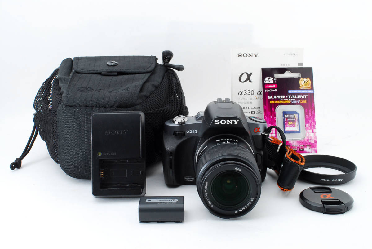 撮影枚数 1 869枚 ／ SDカード付き SONY ソニー α380 ボディ 18-70mm レンズ #G0124-7(ソニー)｜売買された ...