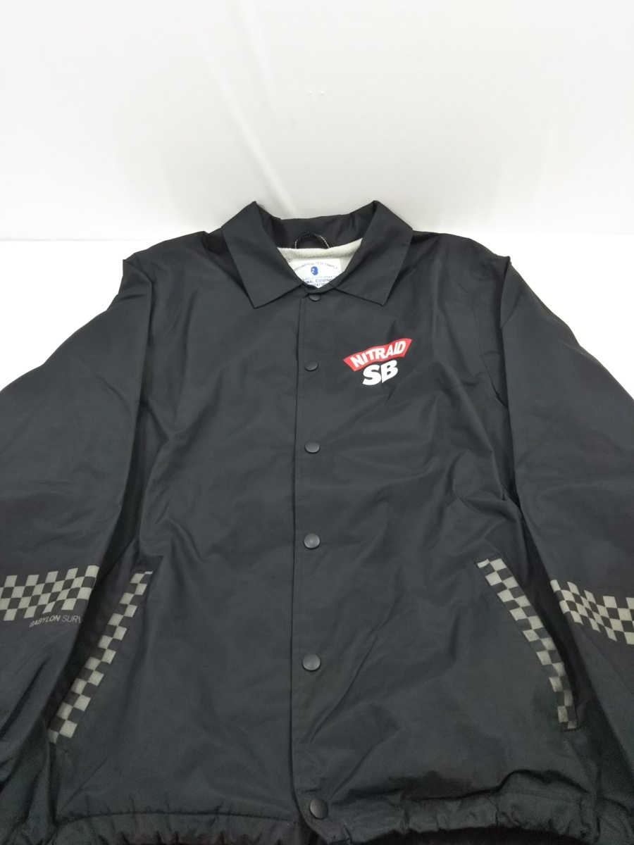 NITRAID ナイトレイド コーチジャケット サイズL 黒 ブラック(ナイトレイド)｜売買されたオークション情報、yahooの商品情報をアーカイブ公開 - オークファン（aucfan.com）