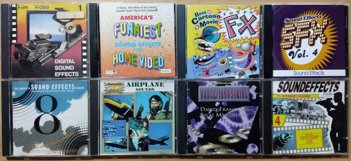 海外市販効果音 SOUND EFFECTS SFX CDいろいろ8枚セット(サンプリングCD)｜売買されたオークション情報、yahooの商品 ...