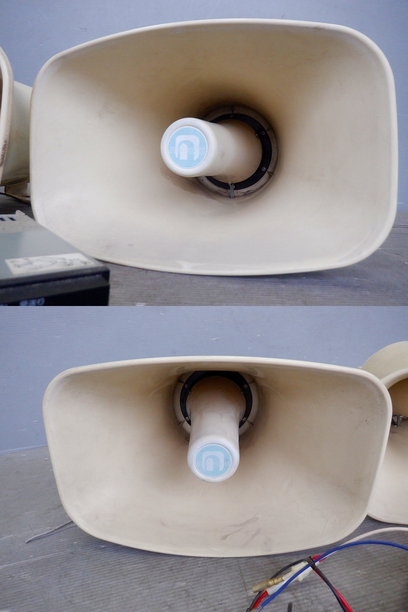 noboru ノボル ホーンスピーカー NP-550 拡声 YT-41 カセットデッキ マイク欠品 カセット再生 確認済み /30翌 F0325TS-4(スピーカー)｜売買されたオークション ...