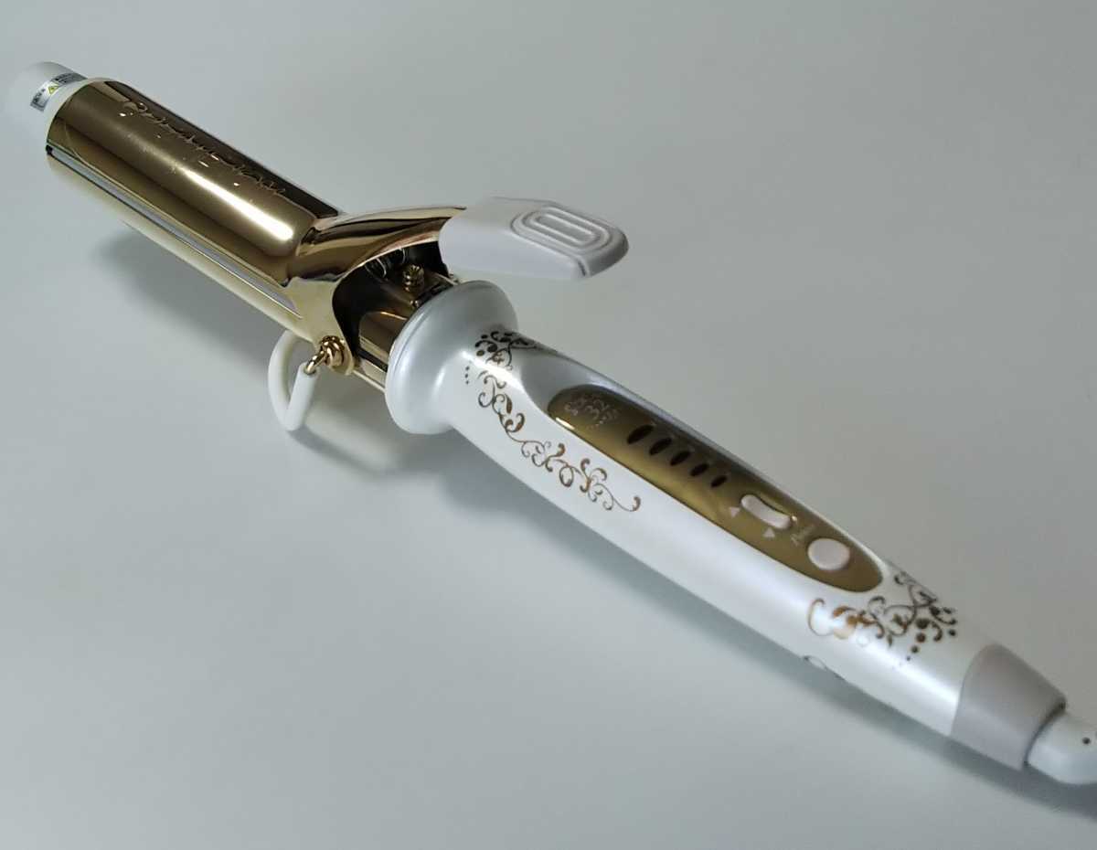 CREATE ION IRONクレイツイオンアイロン GRACE CURLグレイスカール 32mm ホワイト ゴールド(ヘアアイロン)｜売買さ ...