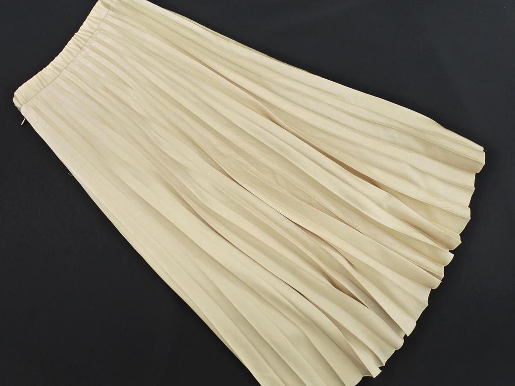 INED イネド プリーツ ロング スカート size7/ベージュ bdb3(プリーツスカート（ロング）)｜売買されたオークション情報 ...