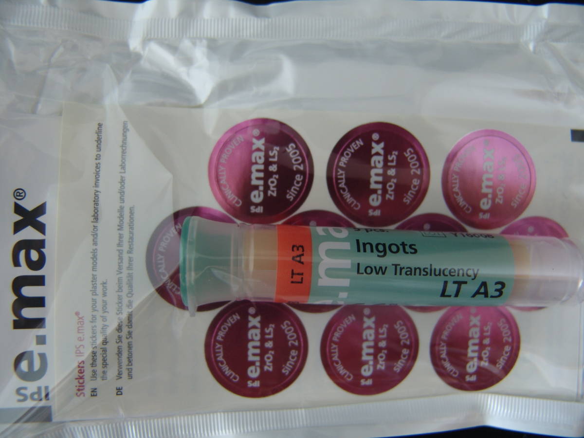 コロナに負けるな IPS e.max イーマックス プレスインゴット LTA3 イボクラ セラミックス ブロック 落札者様満足度100％(オーラルケア)｜売買されたオークション情報、yahoo ...
