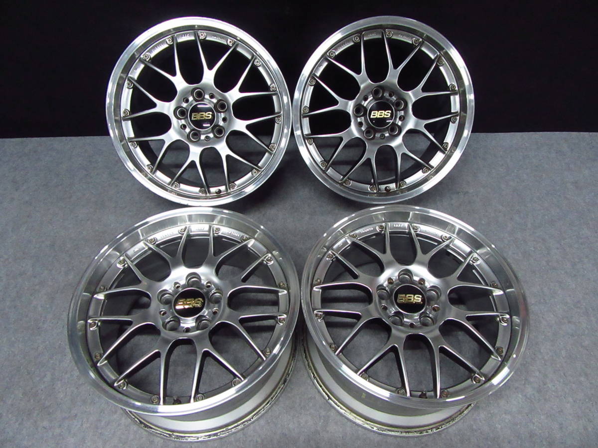 BBS RS-GT 18インチ 良品 BMW F30 F31 F34 E90 E91 E92 E93 E46 E36 E85 E86 Z4 Z3 E83 X3 F25 F26 X4 X1(5穴 ...