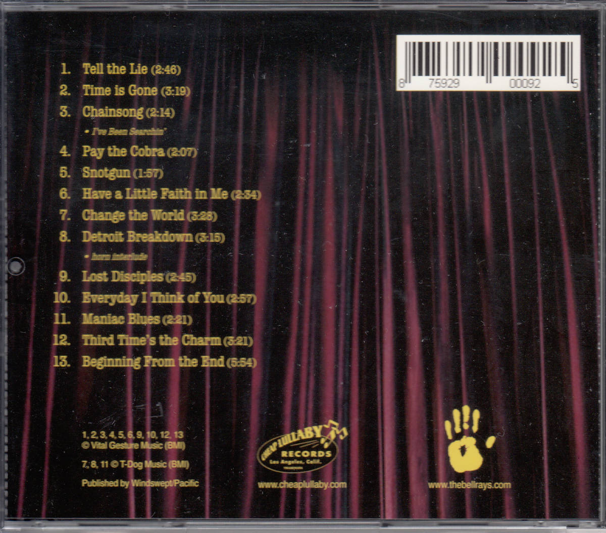 The Bellrays/Have a Little Faith 輸入盤CD(一般)｜売買されたオークション情報、yahooの商品情報を ...