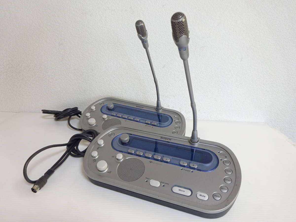 BOSCH DCN-IDESK-D 通訳者ユニット 2台セット(オーディオ機器)｜売買されたオークション情報、yahooの商品情報をアーカイブ ...