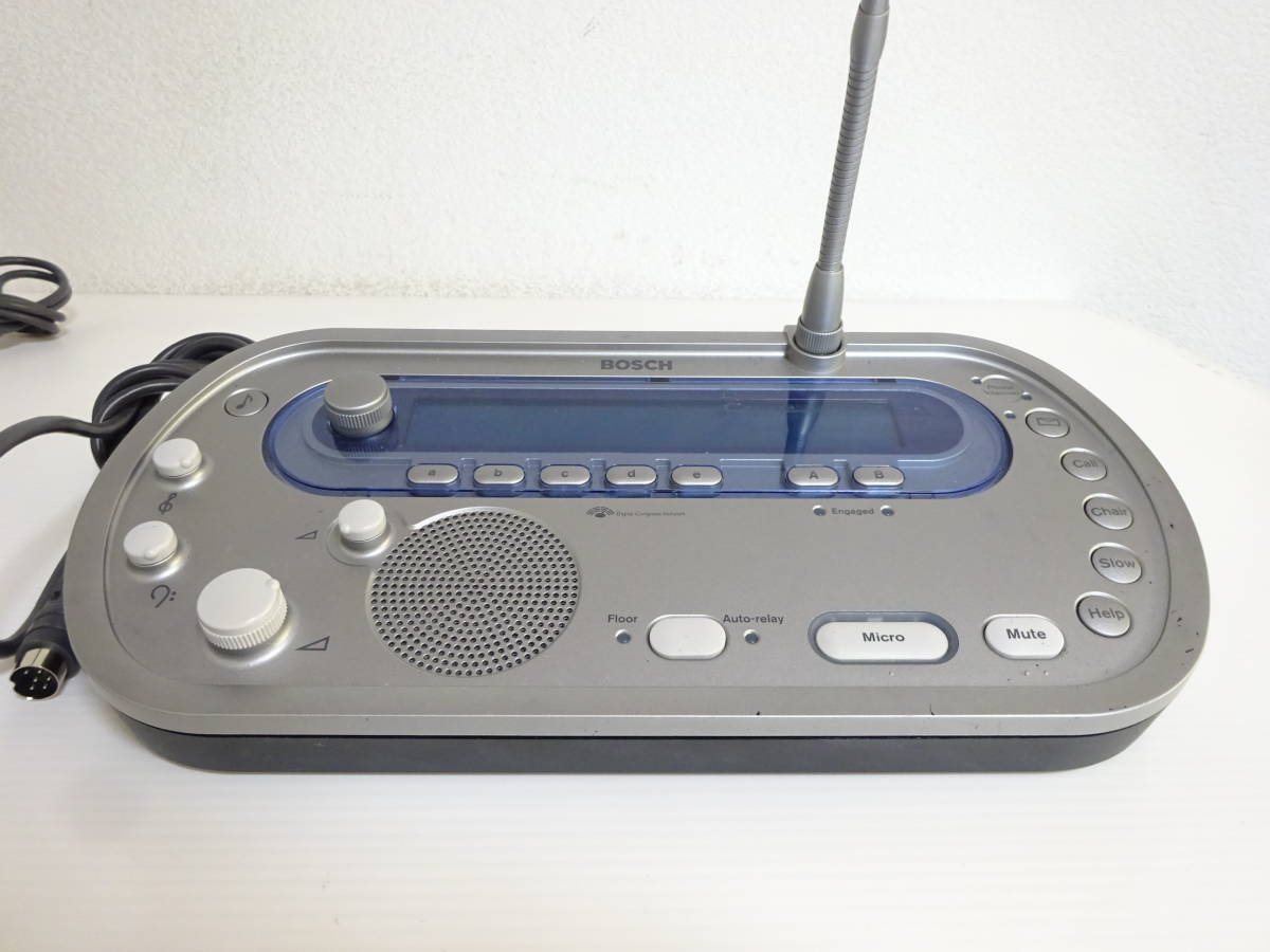 BOSCH DCN-IDESK-D 通訳者ユニット 2台セット(オーディオ機器)｜売買されたオークション情報、yahooの商品情報をアーカイブ ...