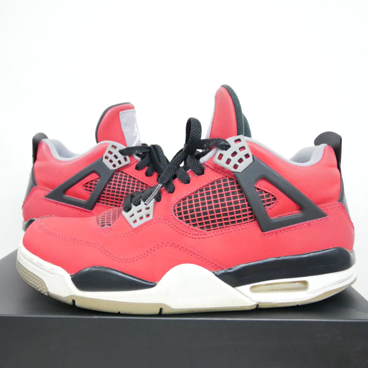 1円 使用感有り NIKE 13年製 AIR JORDAN 4 RETRO TORO BRAVO AJ4 エアジョーダン 308497-603 ...