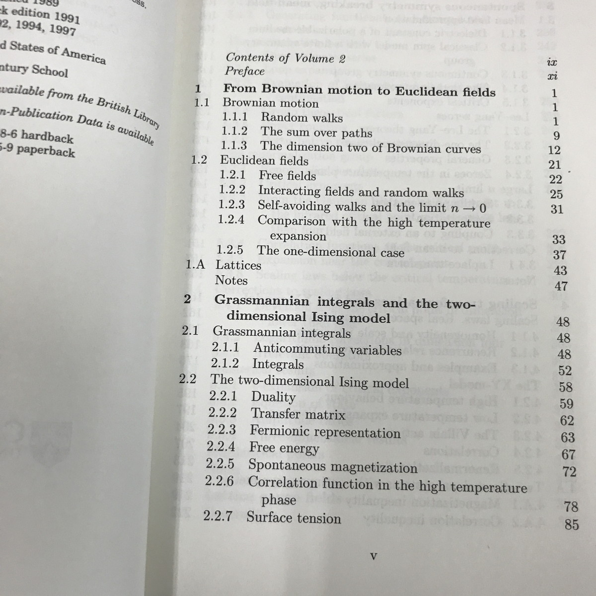 JB/L/ 洋書 Statistical Field Theory Vol.1 2/2冊/Claude Itzykson 他/再版 ...