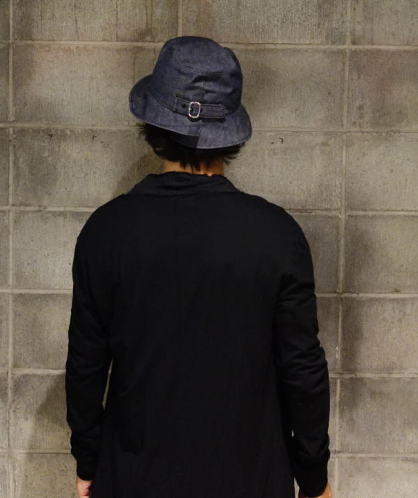 18AW 定価15400円 KIJIMA TAKAYUKI キジマタカユキ デニム ストラップ ハット size F 182707-40(男性 ...