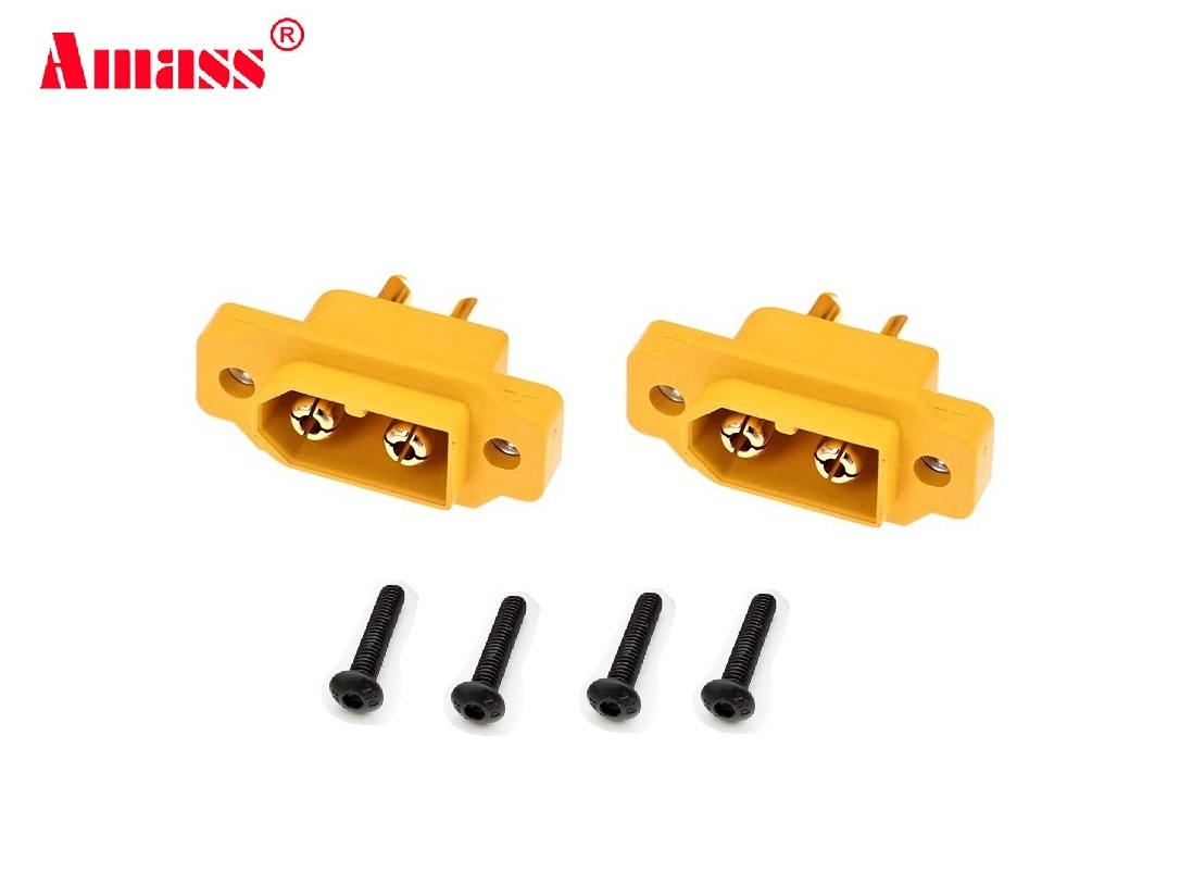 AMASS製 XT60 オス 機体 フレームに固定式 2個セット アンプの接続コネクターに 60A(バッテリー、充電器)｜売買されたオークション情報、yahooの商品情報をアーカイブ公開 ...