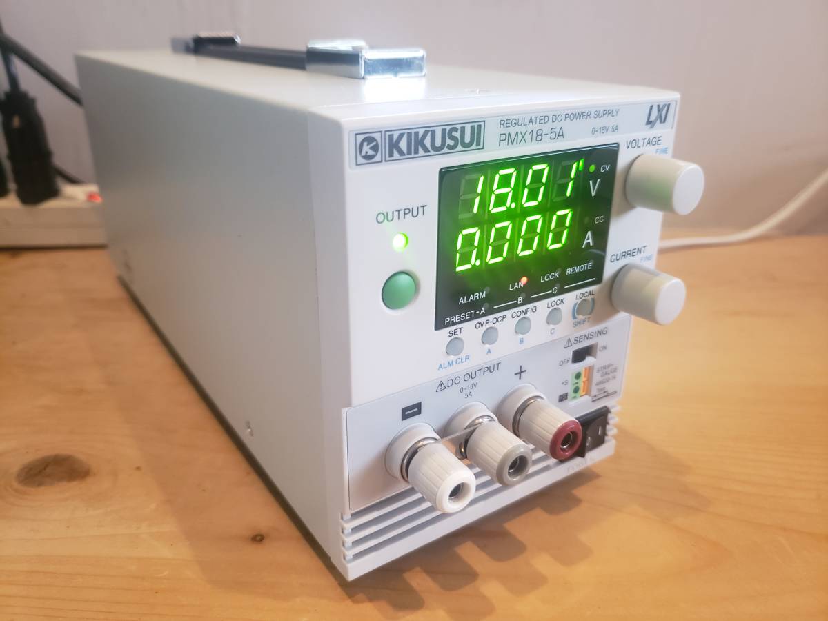 KIKUSUI PMX18-5A コンパクト直流安定化電源 新古品 菊水(アマチュア無線)｜売買されたオークション情報、yahooの商品情報をアーカイブ公開 - オークファン（aucfan.com）