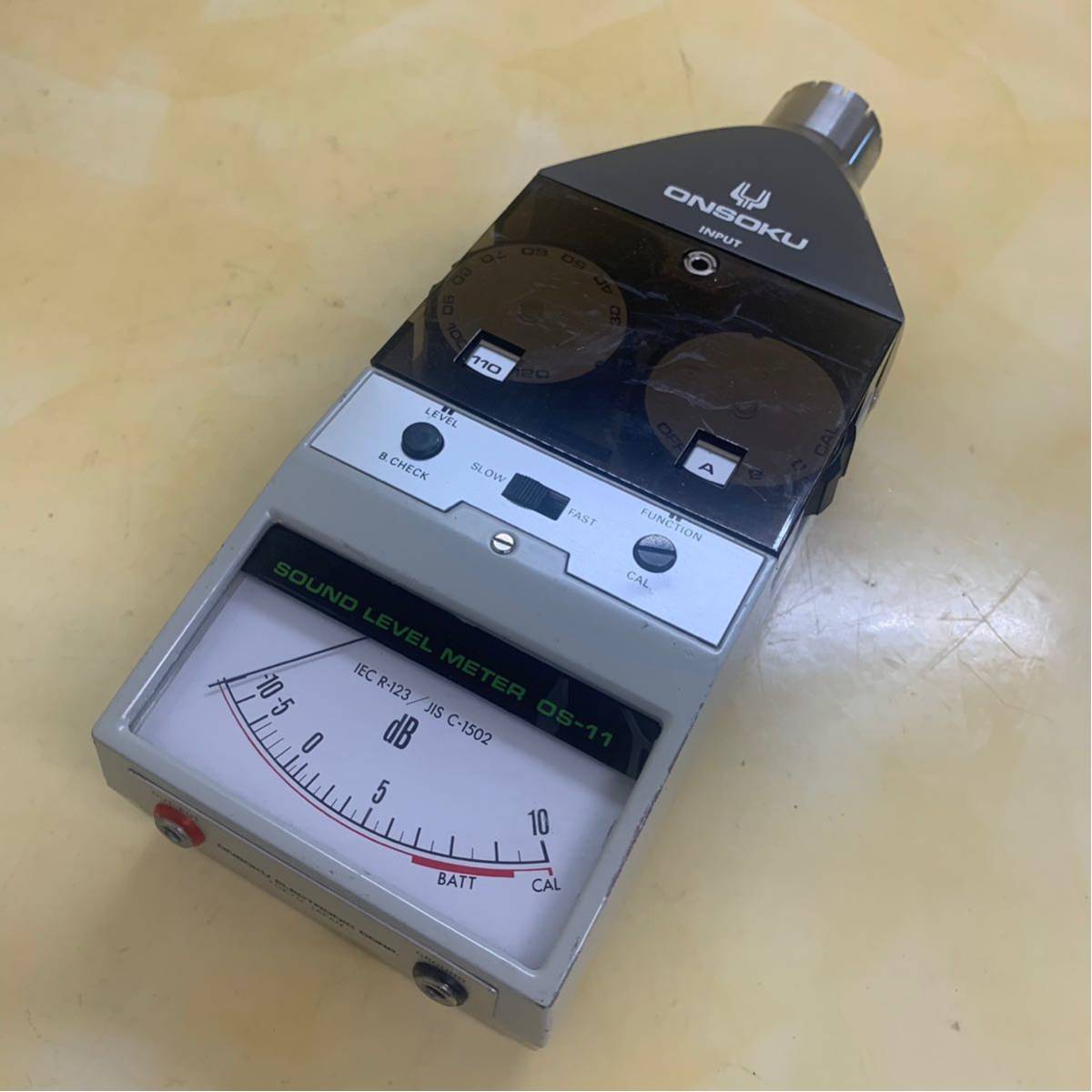 #3 ONSOKU OS-11 SOUND LEVEL METER オンソク 普通騒音計(測定器)｜売買されたオークション情報、yahooの ...