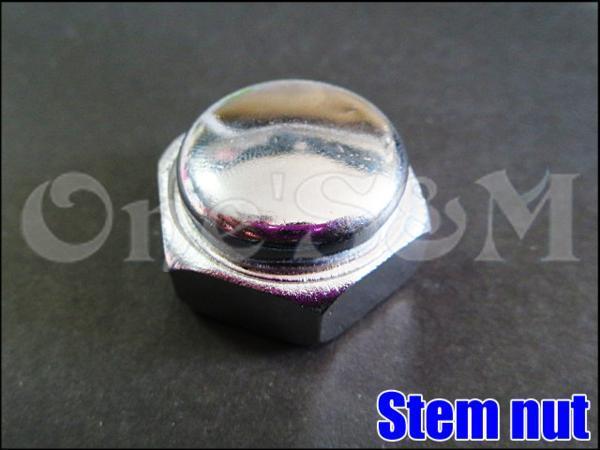 E29-1 メッキ ステムナット M22 ステアリングナット SRX400 SRX600 SR400 SRV250 FZR400/RR ...