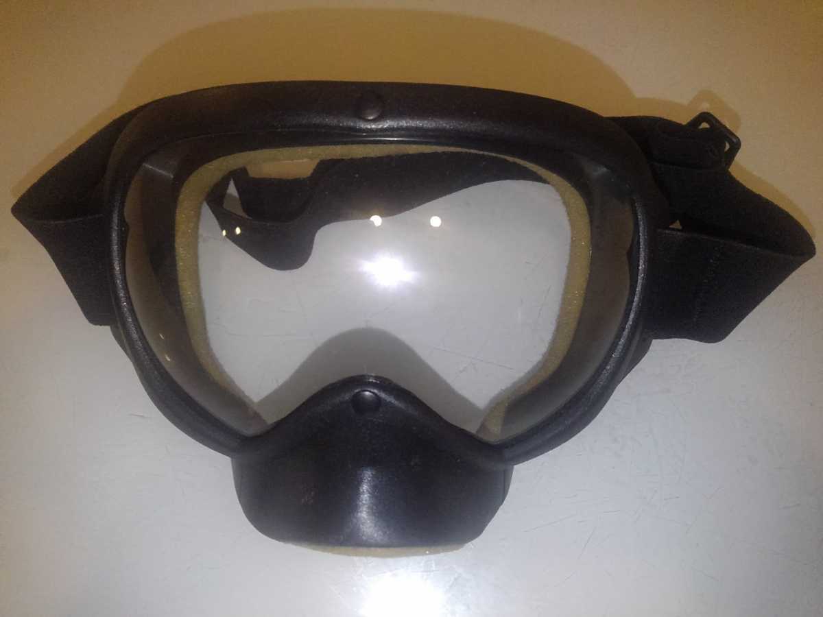 EROS PILOT COCKPIT SMOKE GOGGLES MODEL NO. MXP-210-00 ゴーグル マスク oronasal ...