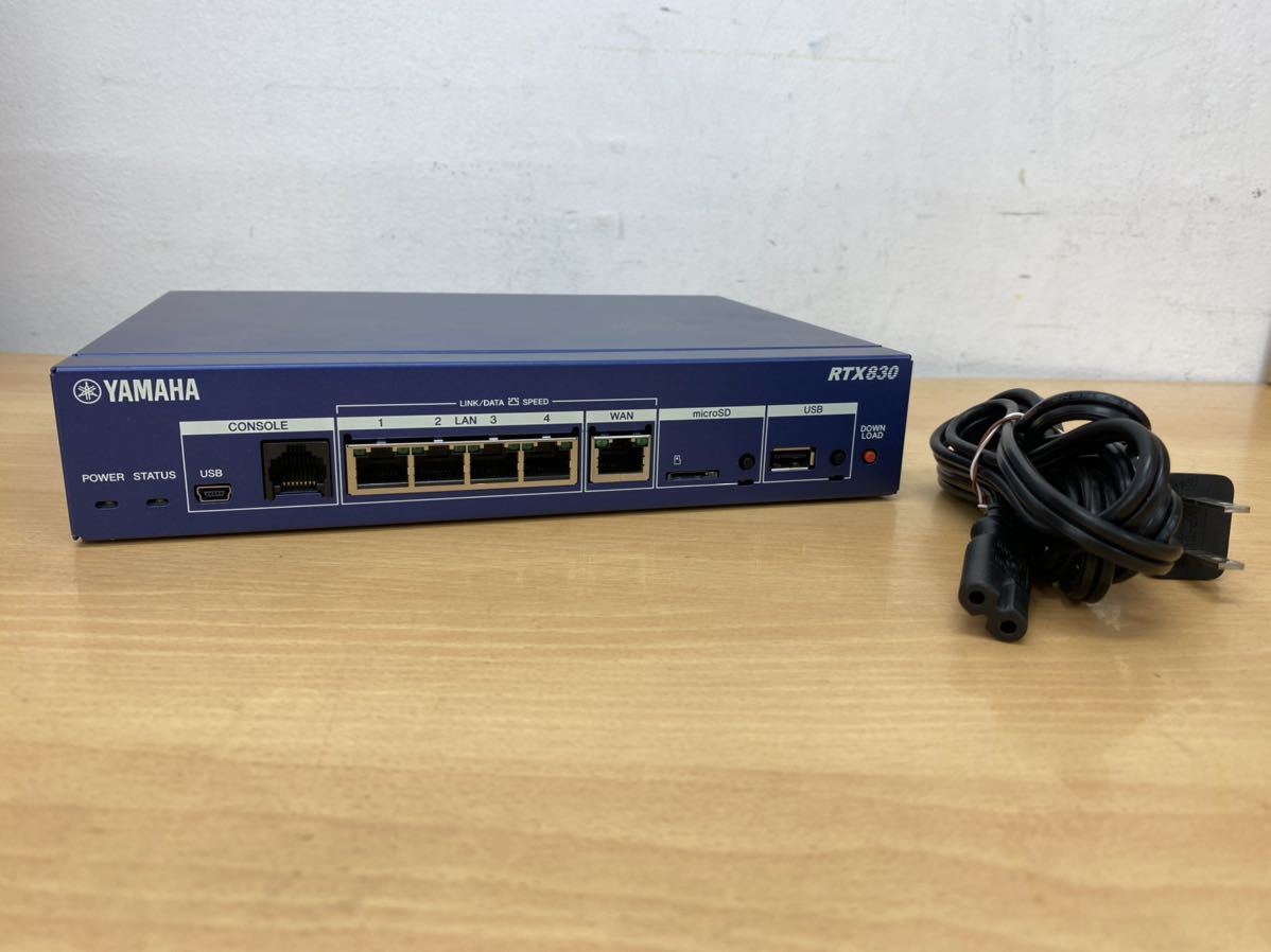 高評価人気 ヤフオク! - YAMAHA RTX830 ルーター 通電確認済み 特価再入荷