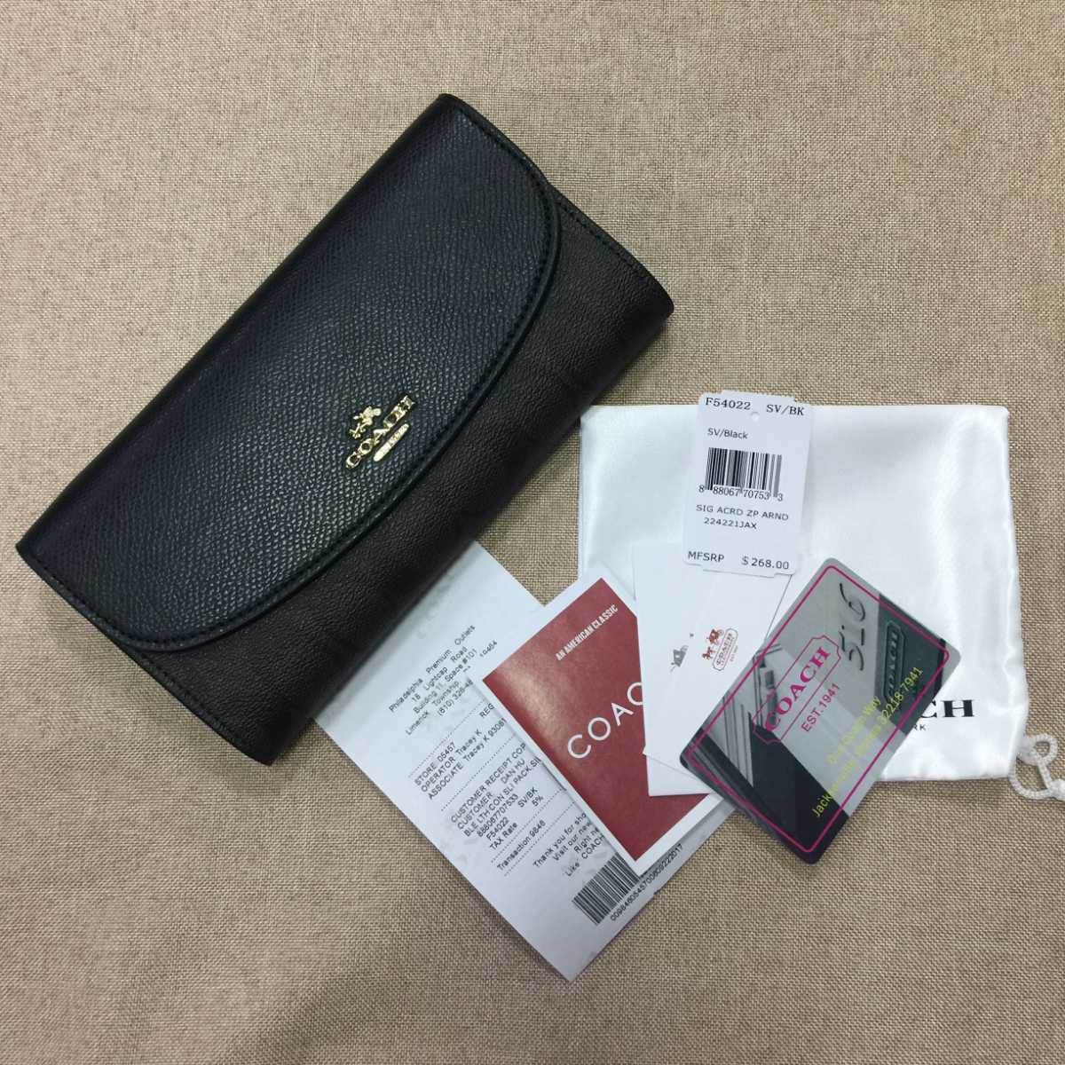 コーチ COACH 54022 長財布(女性用財布)｜売買されたオークション情報、yahooの商品情報をアーカイブ公開 - オークファン ...