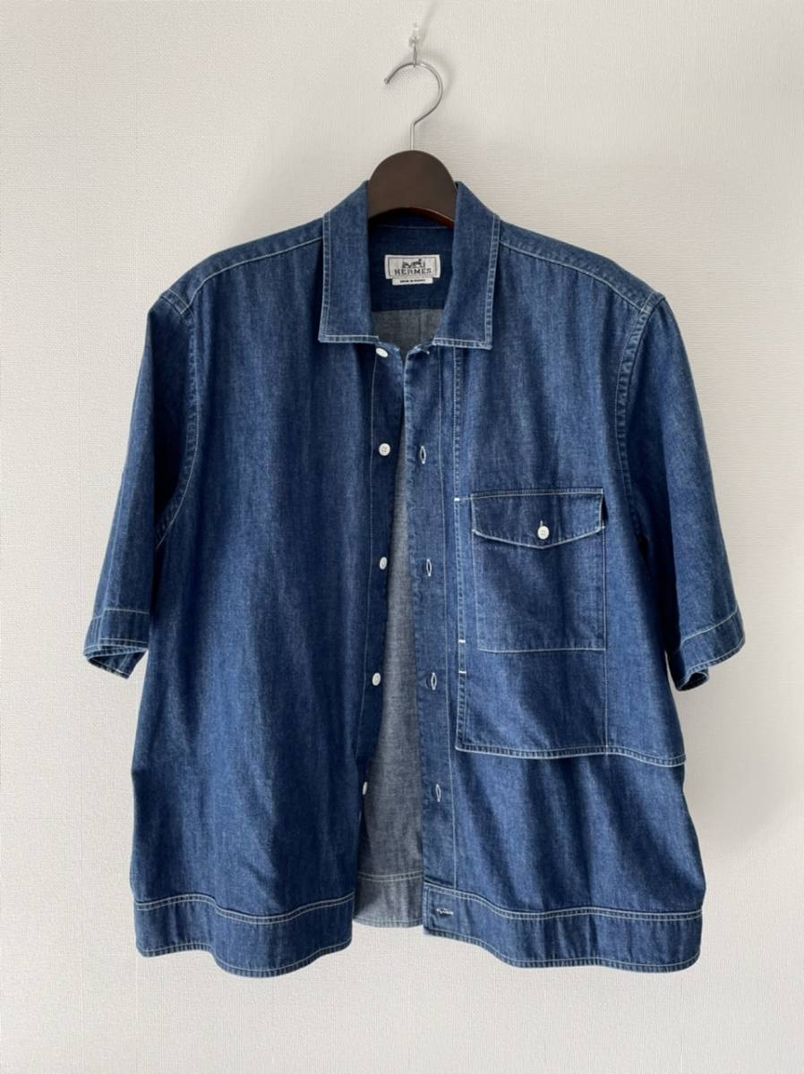 春夏新作Hermsエルメス デニム半袖シャツ 箱完備(半袖Tシャツ)｜売買されたオークション情報、yahooの商品情報をアーカイブ公開 - オークファン（aucfan.com）