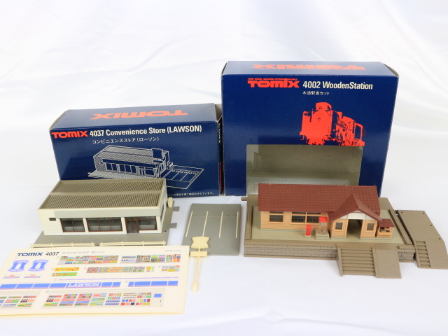 TOMIX/トミックス Nゲージ用 レールセット 単線 91031/91035 駅/建物/線路 大量セット 9点 まとめ TOMY(線路 ...