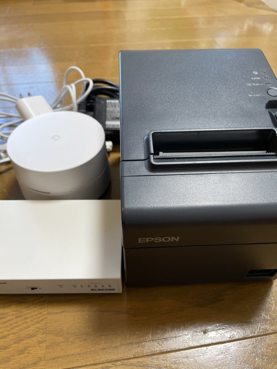 EPSON エプソン レシートプリンター TM-T20Ⅱ M267D google wifi AC-1304 ELECOM エレコム ハブ EHC-F05MN-HJW(レジスタ)｜売買された ...