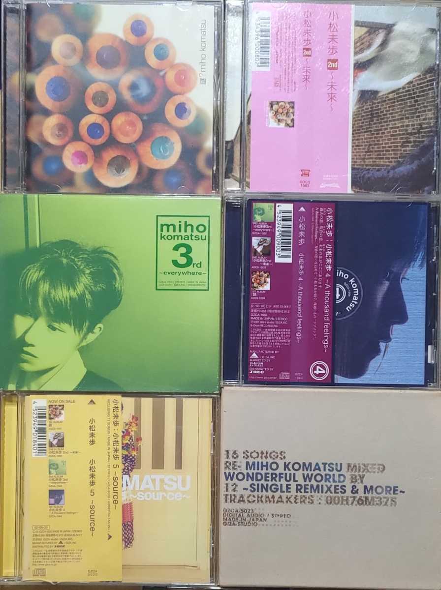 小松未歩 謎 2nd 未来 3rd everywhere 4 A thousand feelings 5 source WONDERFUL WORLD SINGLE REMIXES ...