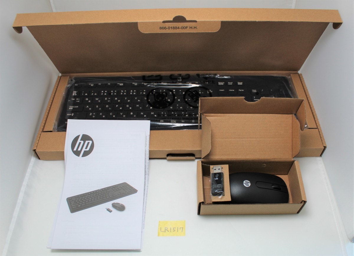 LR1517 HP ワイヤレススリムキーボード ワイヤレスマウスセット 日本語版109Aキーボード ヒューレットパッカード N3R88AA# ...